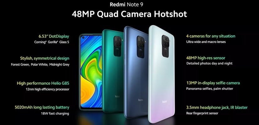 Redmi Note 9 gets the latest trendy 'Shadow Black' color option » The ...