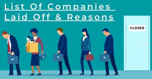 List Of Companies Laid Off And Reasons | TheThrive.in